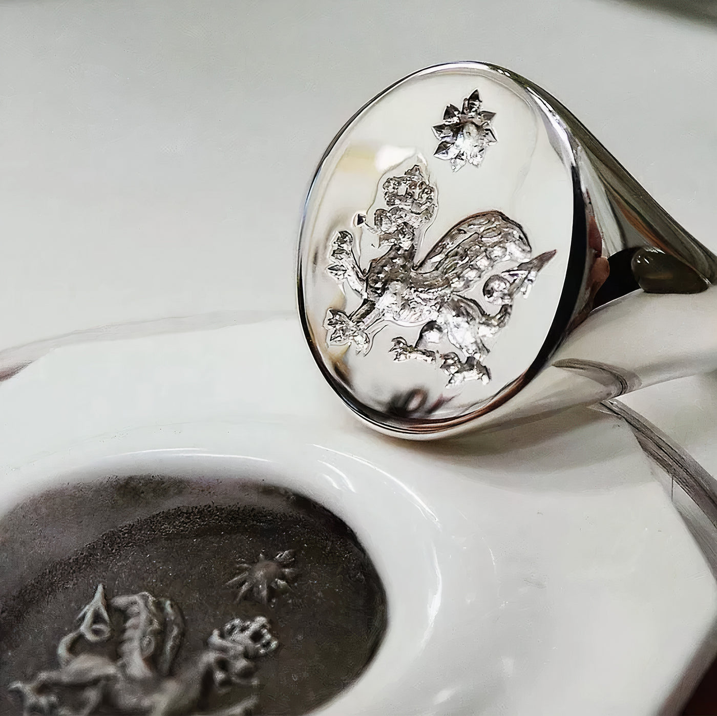 Custom Signet Ring - Personalized Ring for Men – Berradas Jewelry